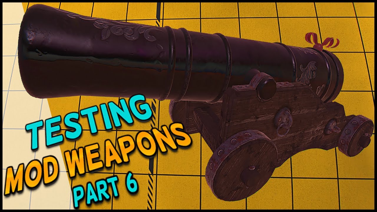 Bonelab - Testing Mod Weapons - Part 6 - YouTube