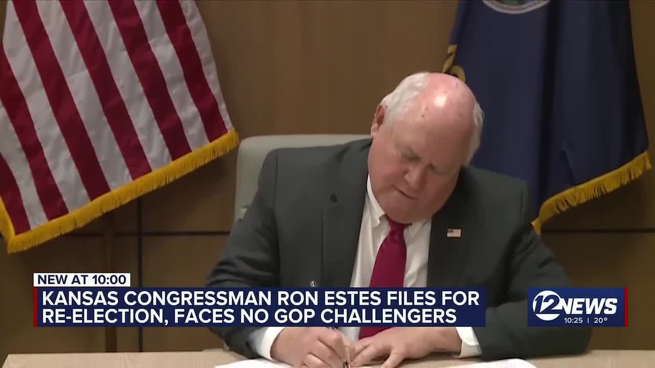 Kansas Congressman Ron Estes files for re-election, faces no GOP ...