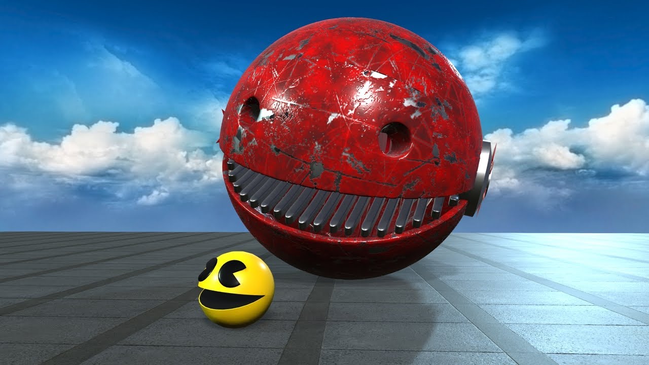 pacman vs monster pacman - YouTube