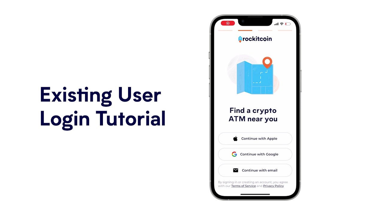 Existing User Login Tutorial - RockItCoin - YouTube