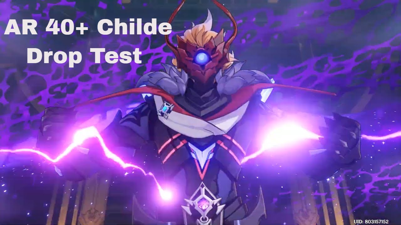 Childe(Weekly Boss Fight) Drop Test at AR 40+ - YouTube