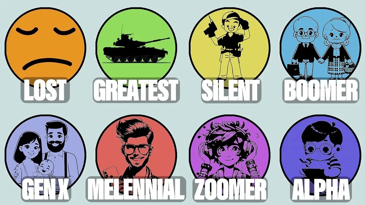 Every Birth Generation Explained in 10 Minutes - YouTube