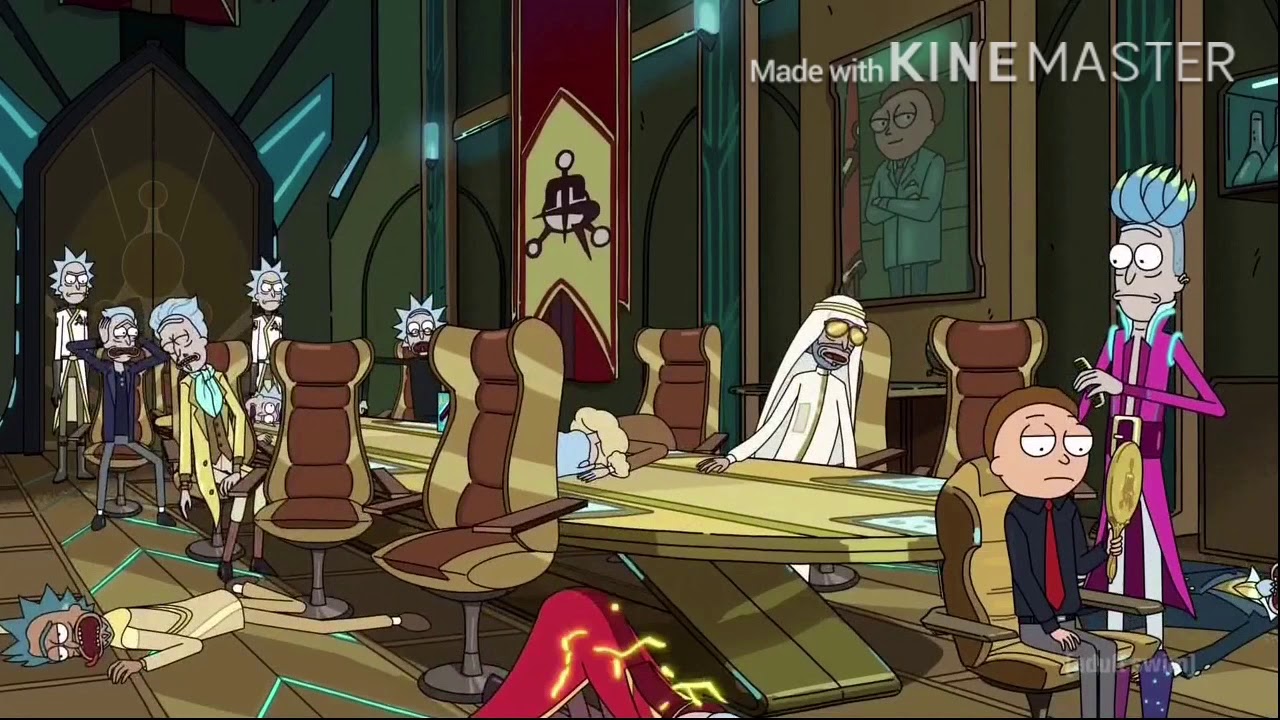 Rick And Morty Season 3 episode 7 President Morty is Eye Patch Morty ...