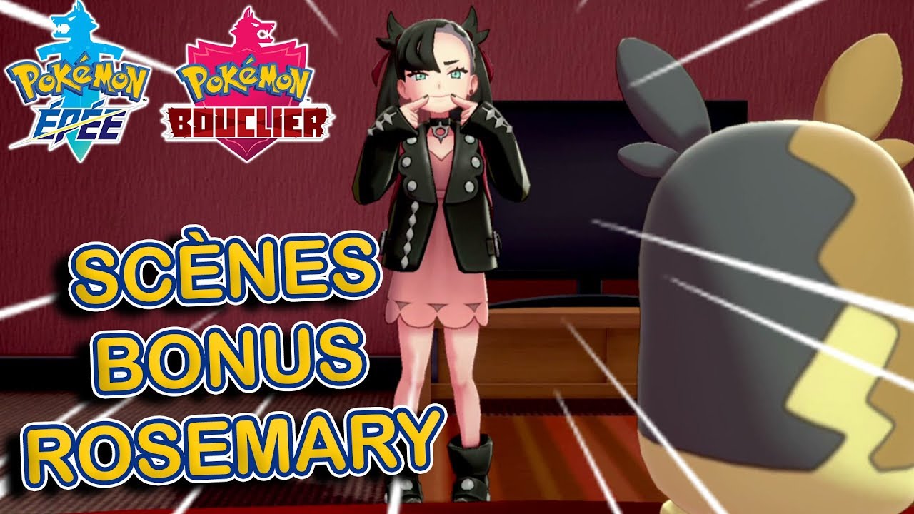 Les Scène Bonus avec Rosemary dans le Post Game | Pokémon Épée et ...