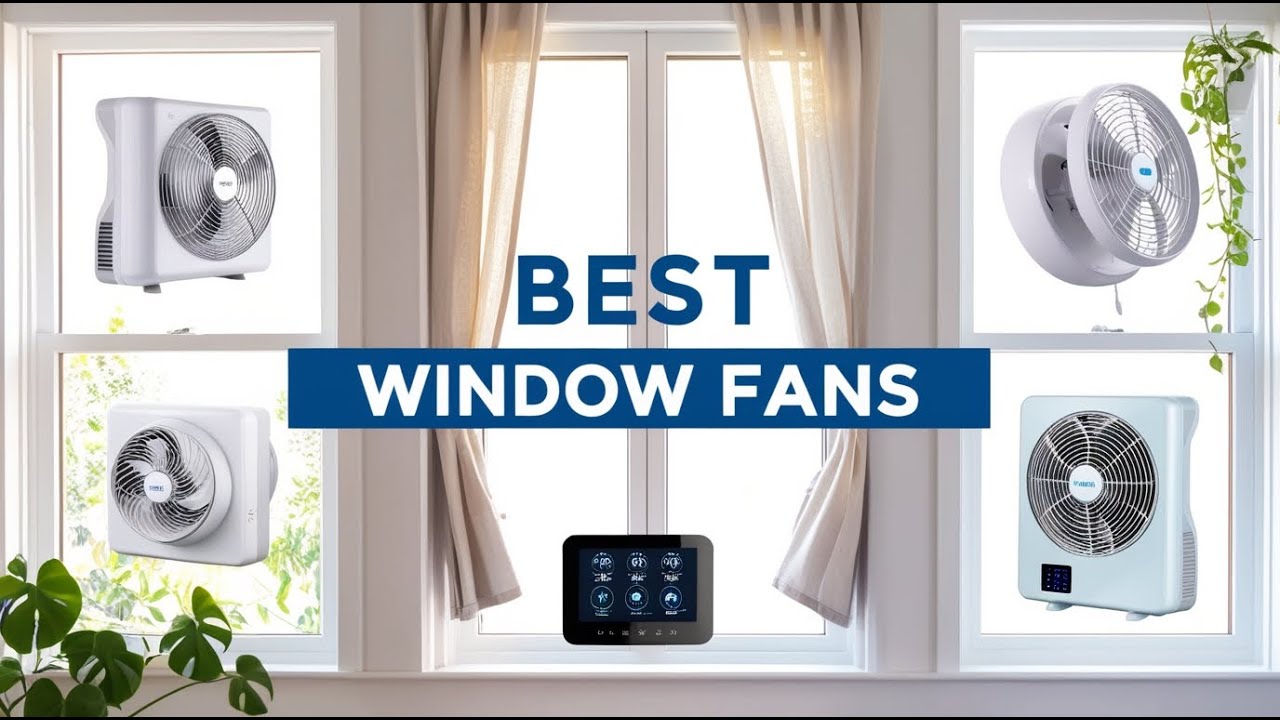 The 5 Best Window Fans in 2025🌀Quiet, Budget & High Power Picks for ...