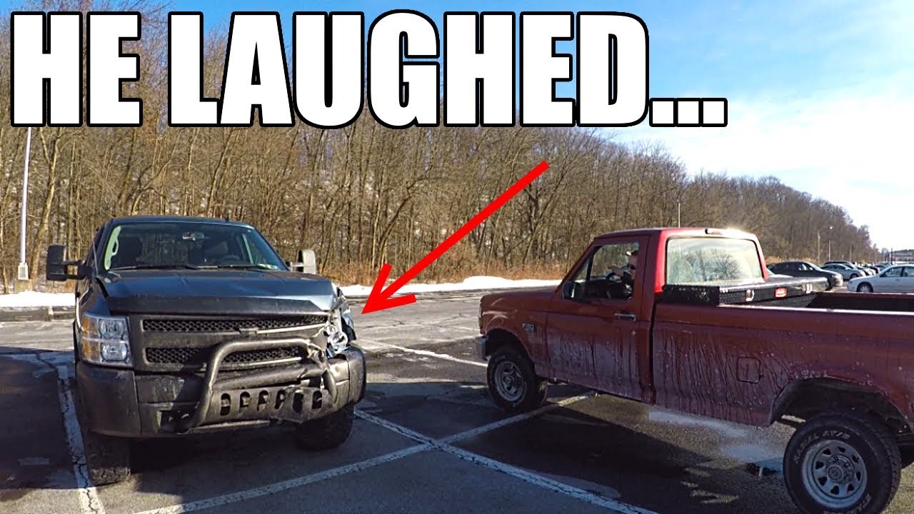 MIKE CRASHED INTO MY TRUCK (the real story)... - YouTube