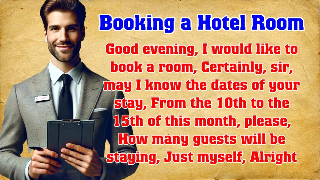Master the Art of Hotel Booking: Real-Life Conversation Tips! - YouTube