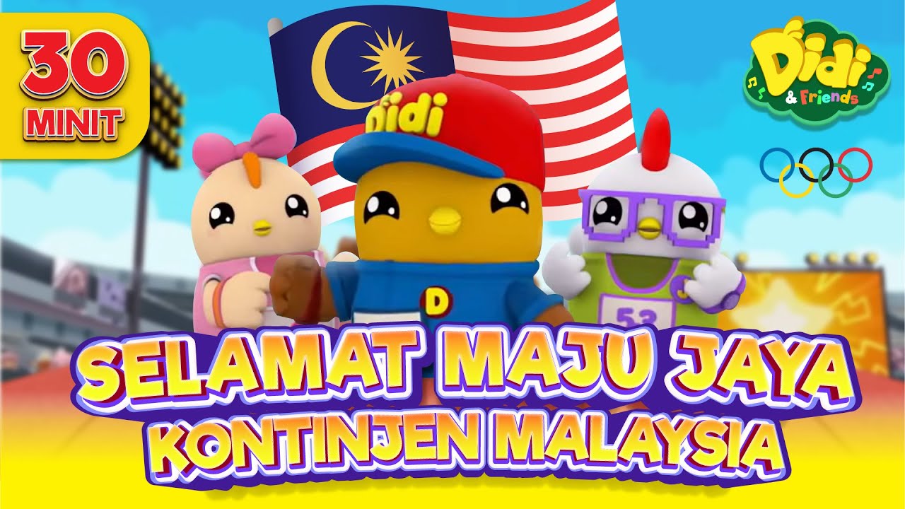 Jaguh Olimpik Malaysia I Didi & Friends I 30 Minit I Lagu Kanak-Kanak ...