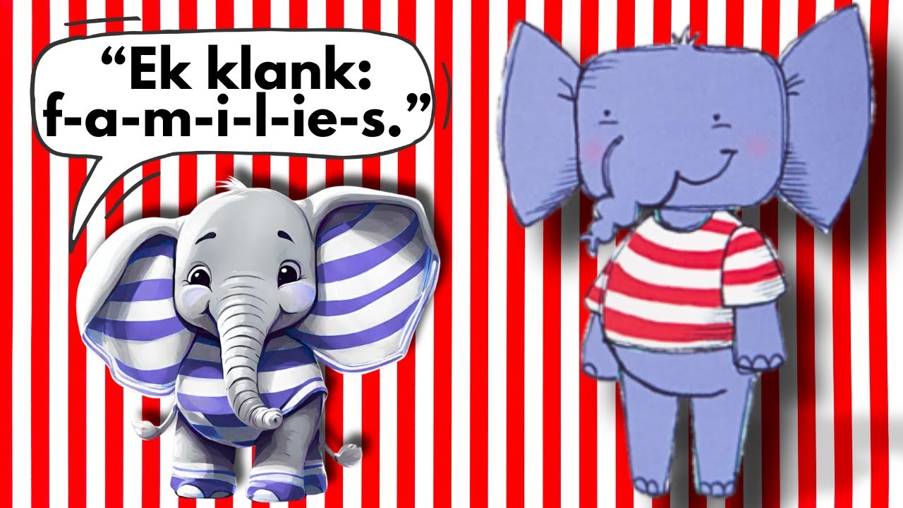 Hoe om kinders te leer LEES met KLANK FAMILIES saam Tippie in Afrikaans ...