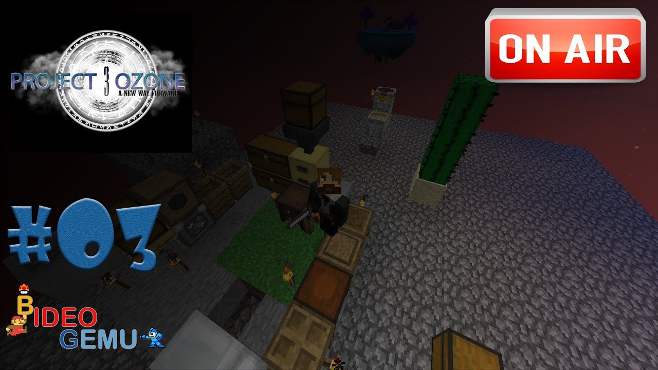 [MODPACK] Project Ozone 3 Skyblock #03 : Ferme à Mob - YouTube