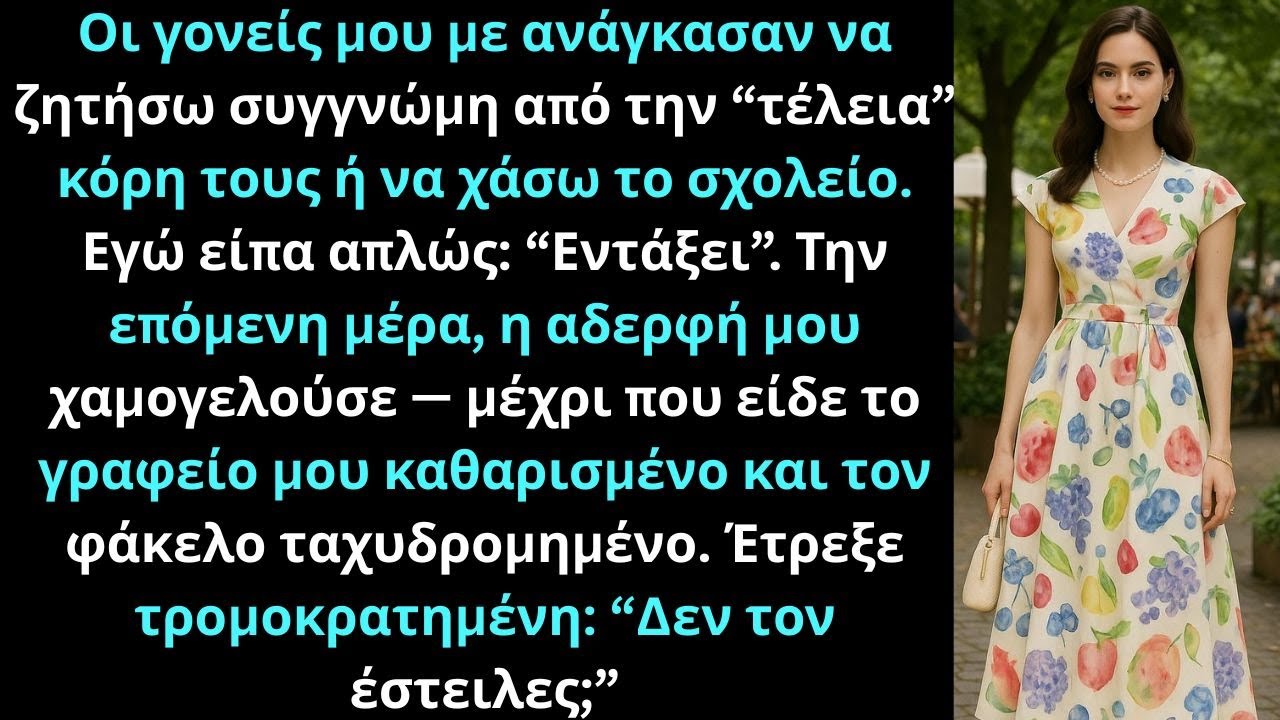 Ο Μπαμπάς Μου Ανέστειλε τις Σπουδές Μου μέχρι να Απολογηθώ στο Χρυσό ...