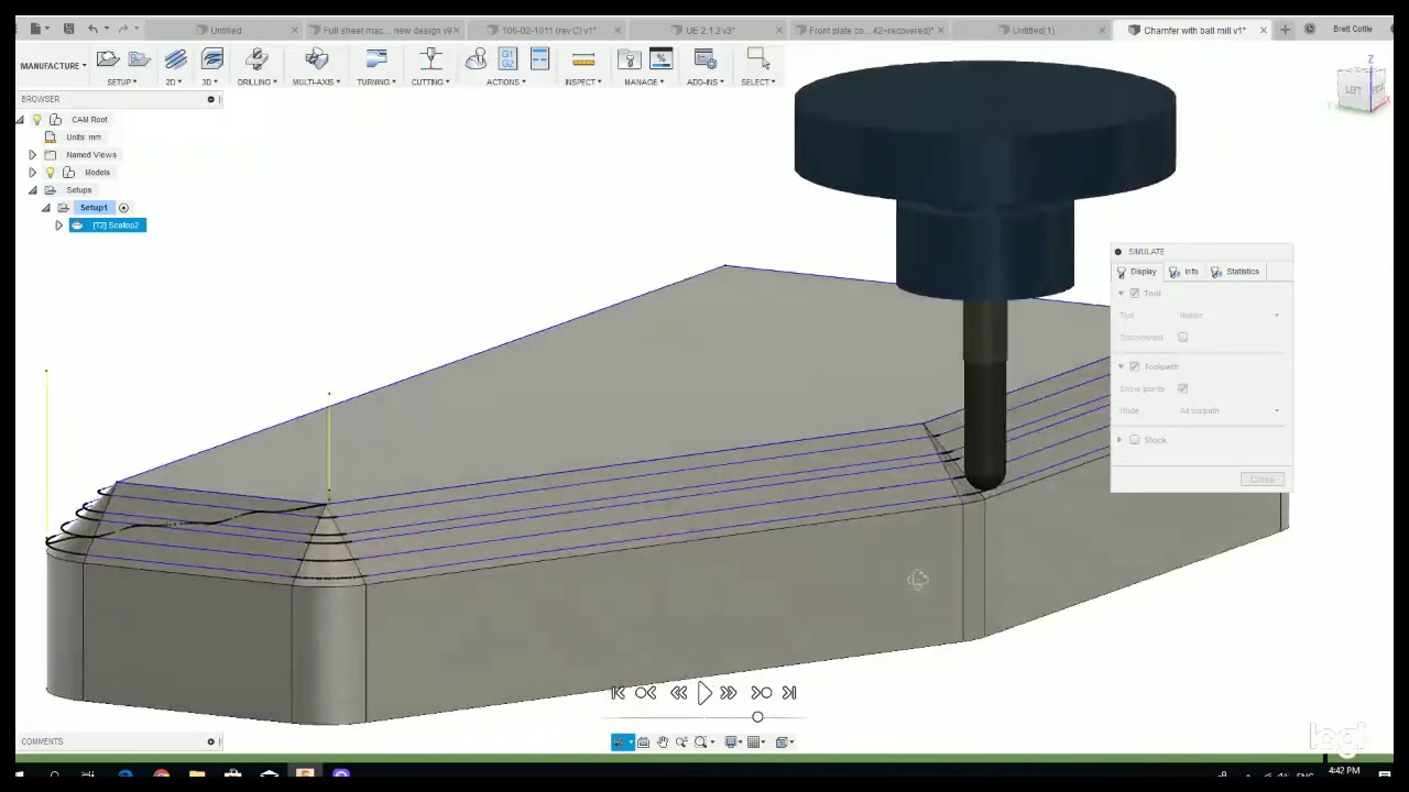 Fusion 360 Chamfer With A Ball Mill previously Live YouTube fusion-360-chamfer-with-a-ball-mill-previously-live-youtube