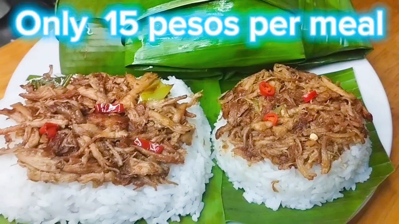 ONLY 15 PESOS PER MEAL. PANGNEGOSYO IDEA. CHICKEN PASTIL. YUMMY AND ...