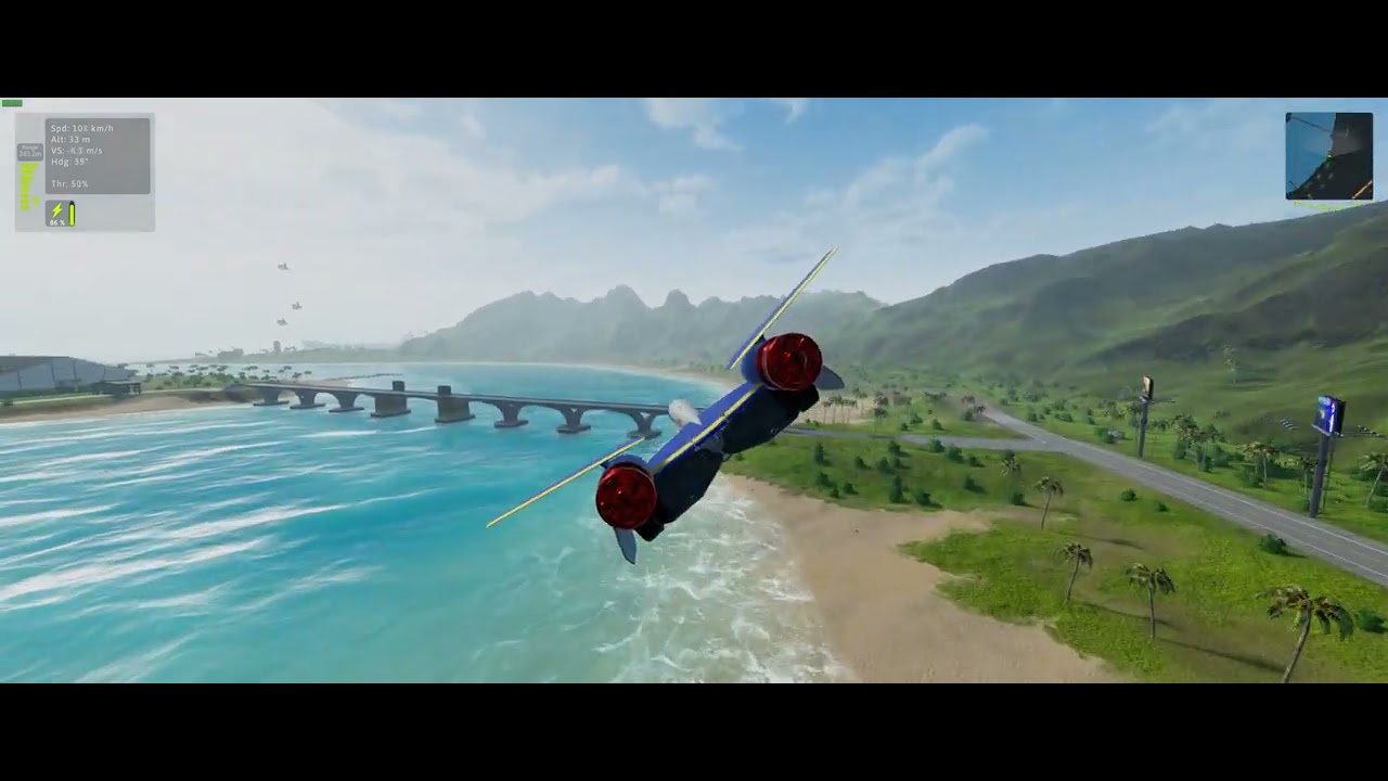 Balsa Model Flight Sim, AKF-11 Asurada takes flight... literally - YouTube