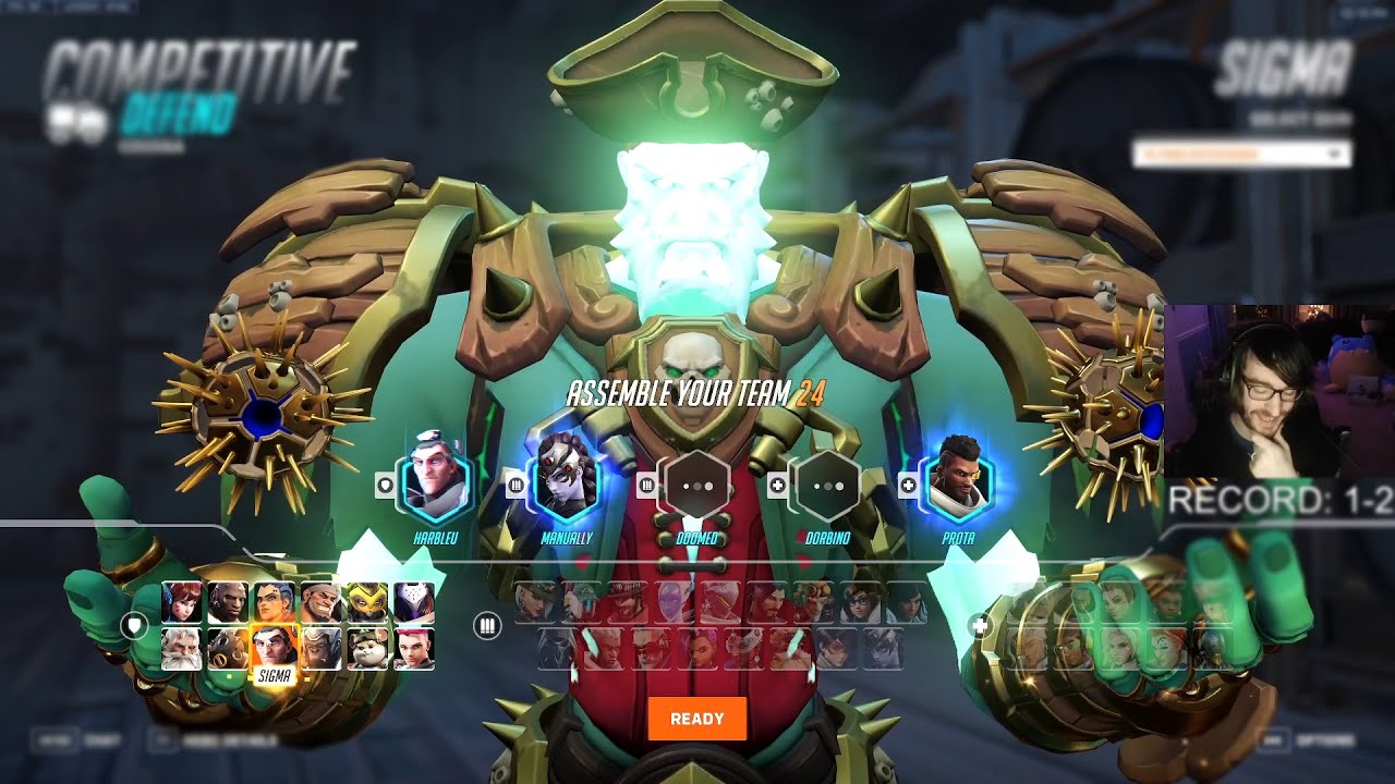 HARBLEU SIGMA GAMEPLAY ON HAVANA - OVERWATCH 2 TOP 500 SEASON 8 - YouTube