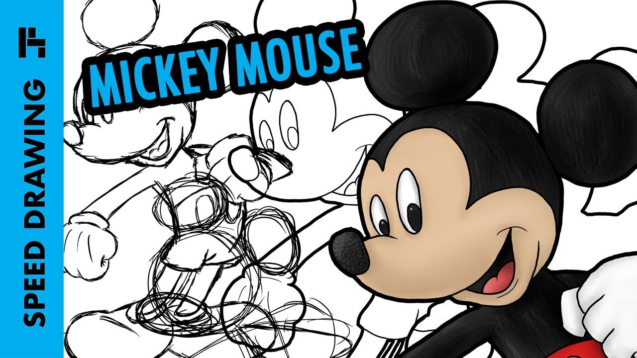 Drawing MICKEY MOUSE! - "OH BOY!" - YouTube