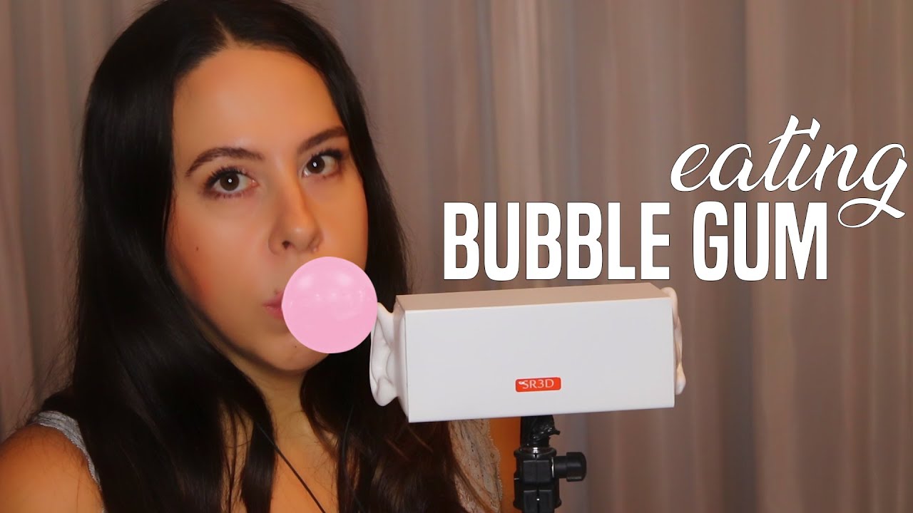 ASMR BUBBLE GUM EATING | Intense Chewing ASMR | Mouth Sounds - YouTube