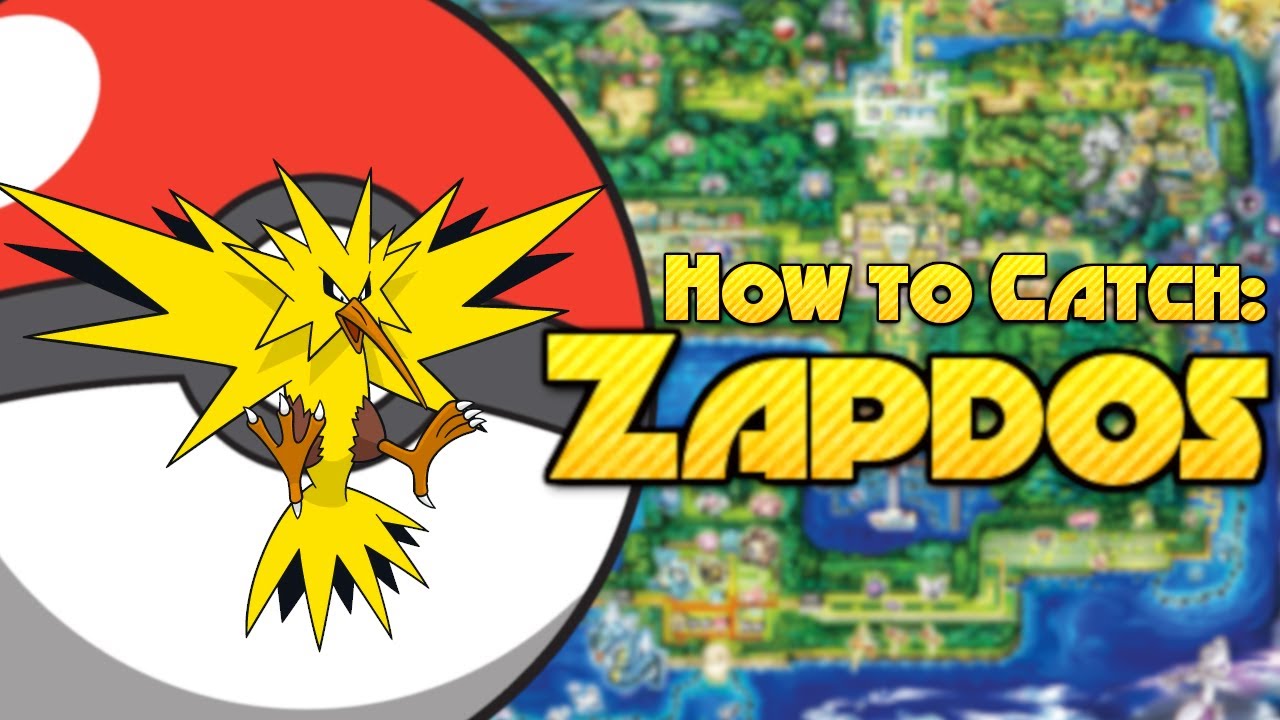 How to catch them All! - Zapdos (Pokémon Red, Blue and Yellow) - YouTube