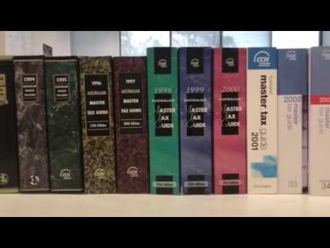 Australian Master Tax Guides 1970 - 2016 - YouTube
