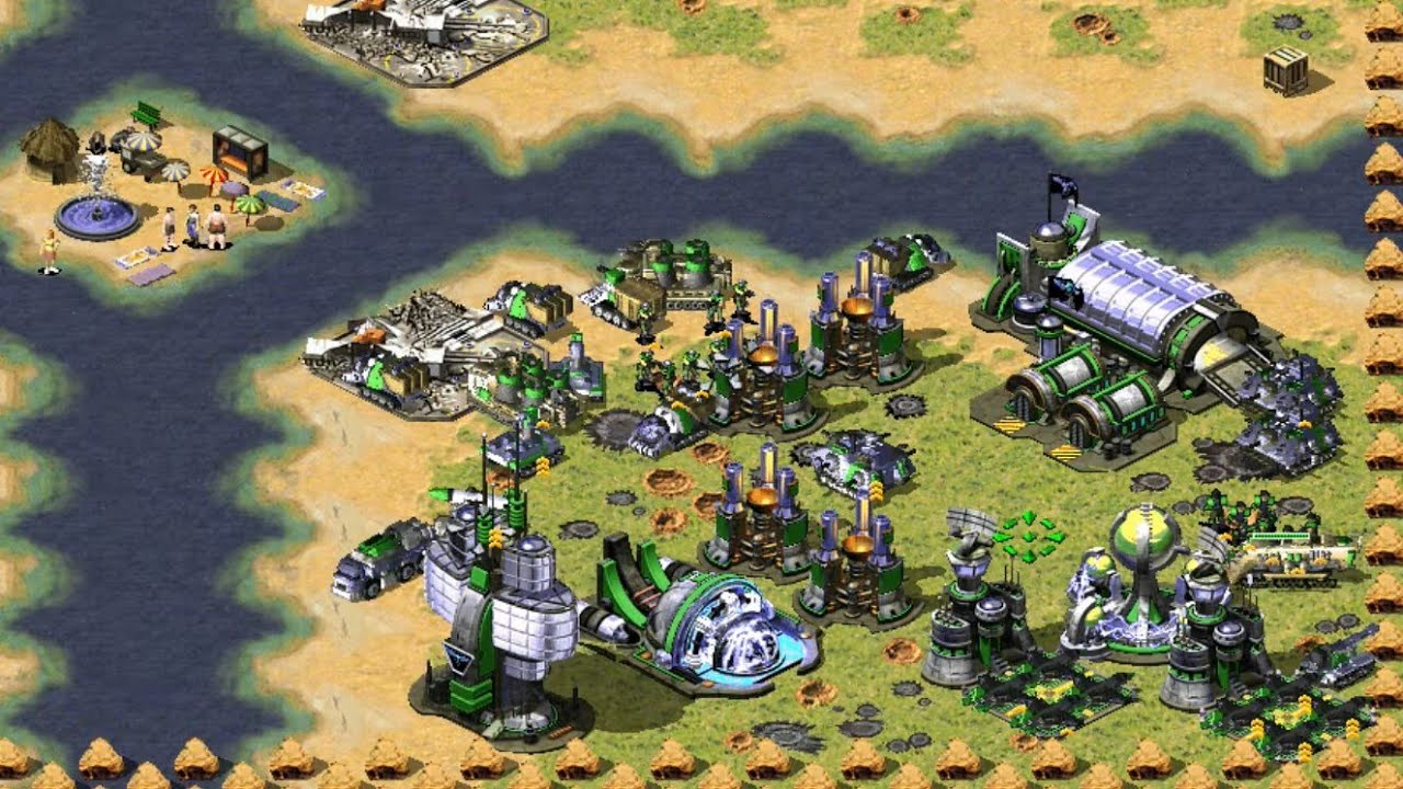 Long Korea 🇰🇷 Game in Funny Big Map 4X online multiplayer Red Alert 2 ...