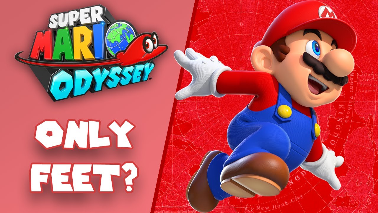 Can you beat Super Mario Odyssey with your feet? - YouTube
