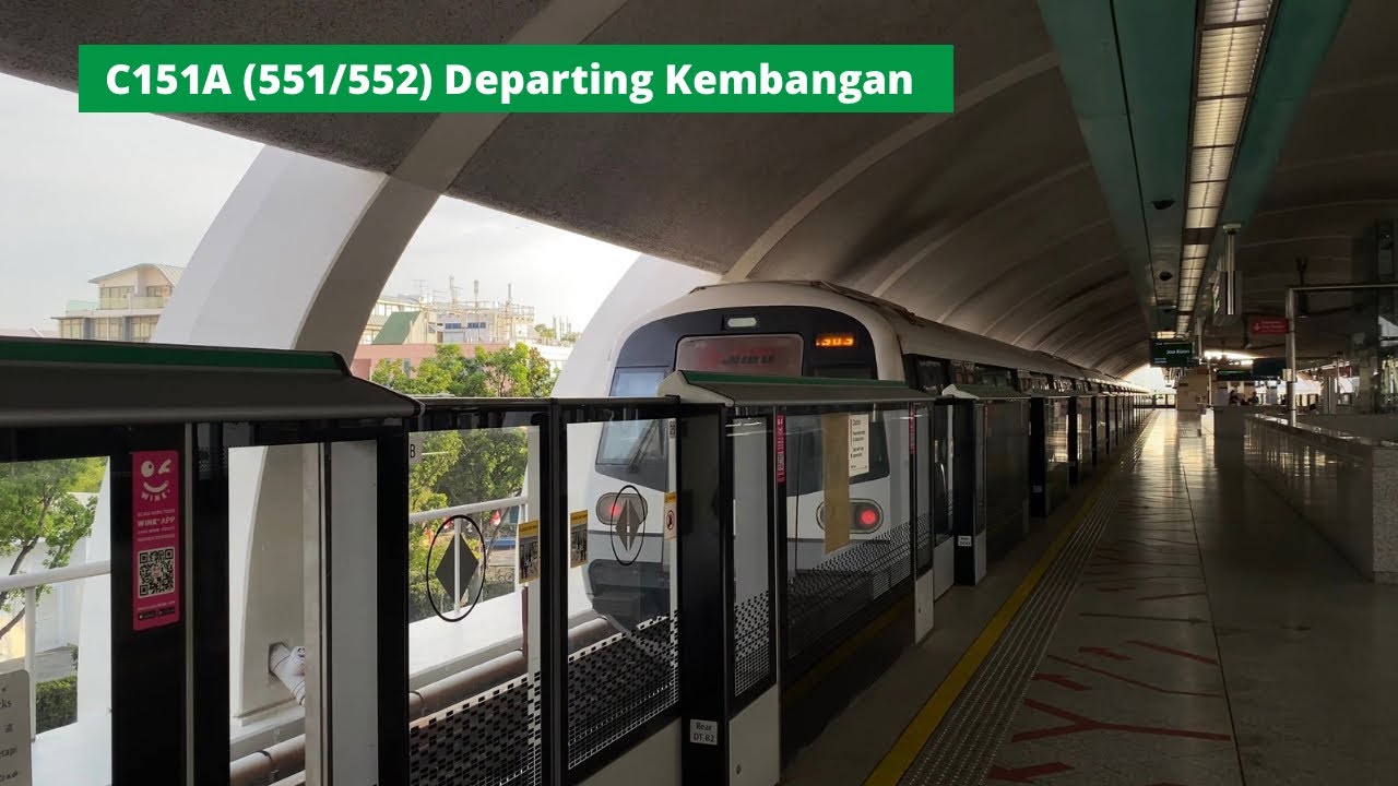 [Old Logo][SMRT] C151A (551/552) departing Kembangan - YouTube