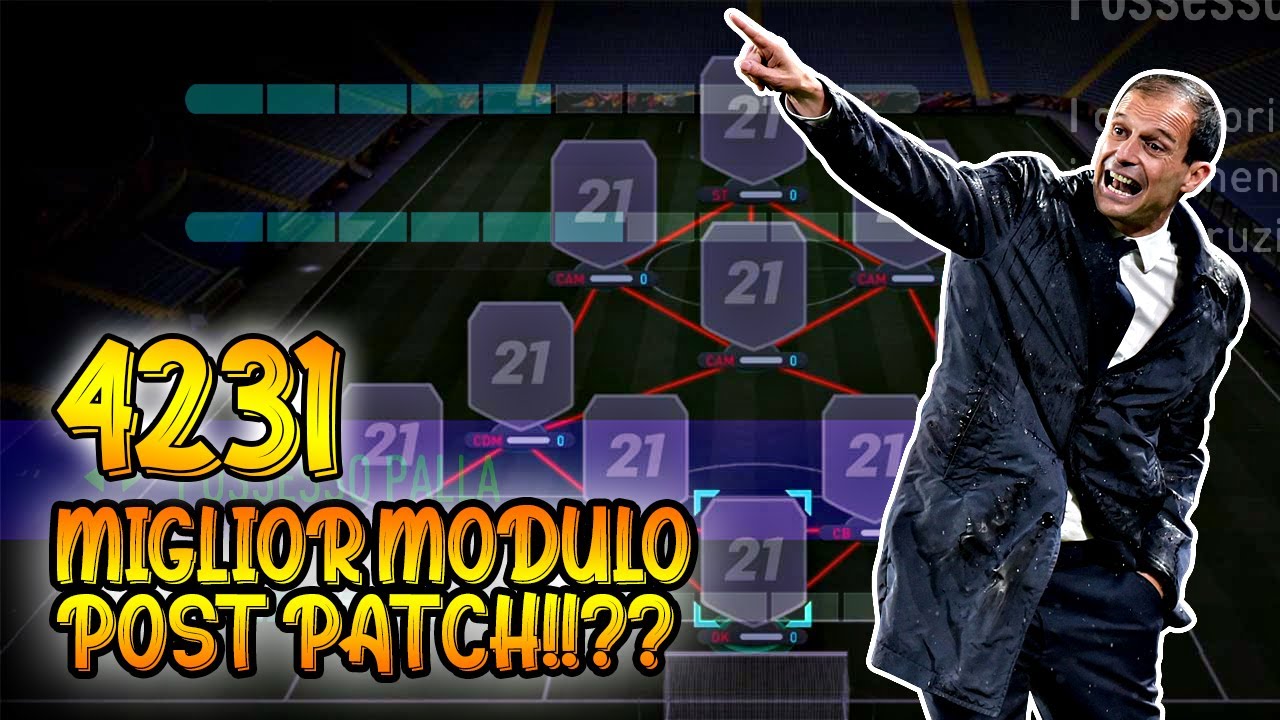 4231 MIGLIOR MODULO POST PATCH FIFA 21??!! - YouTube