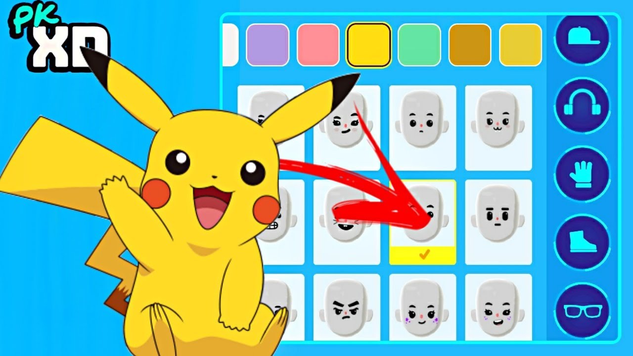 CRIEI O PIKACHU NO PK XD - YouTube