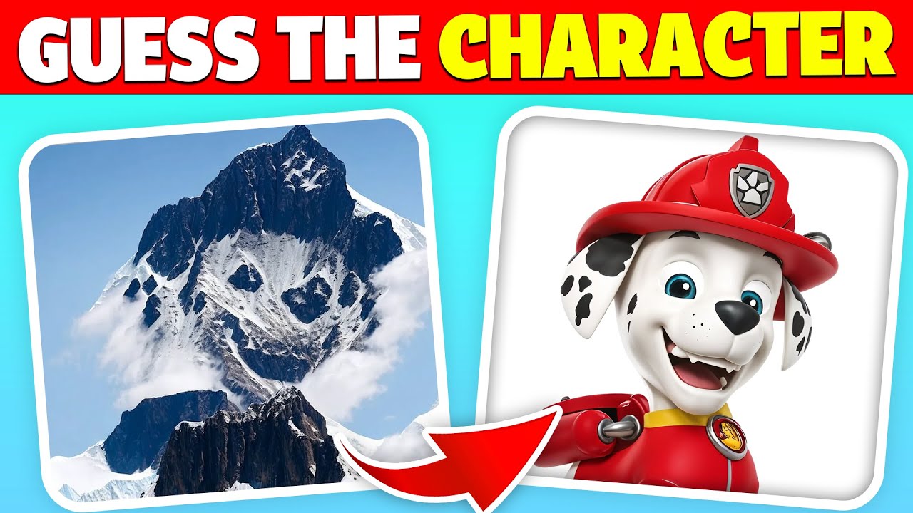 👁️🐾 Can You Guess PAW Patrol Characters by Illusion? | Squint Your Eyes ...