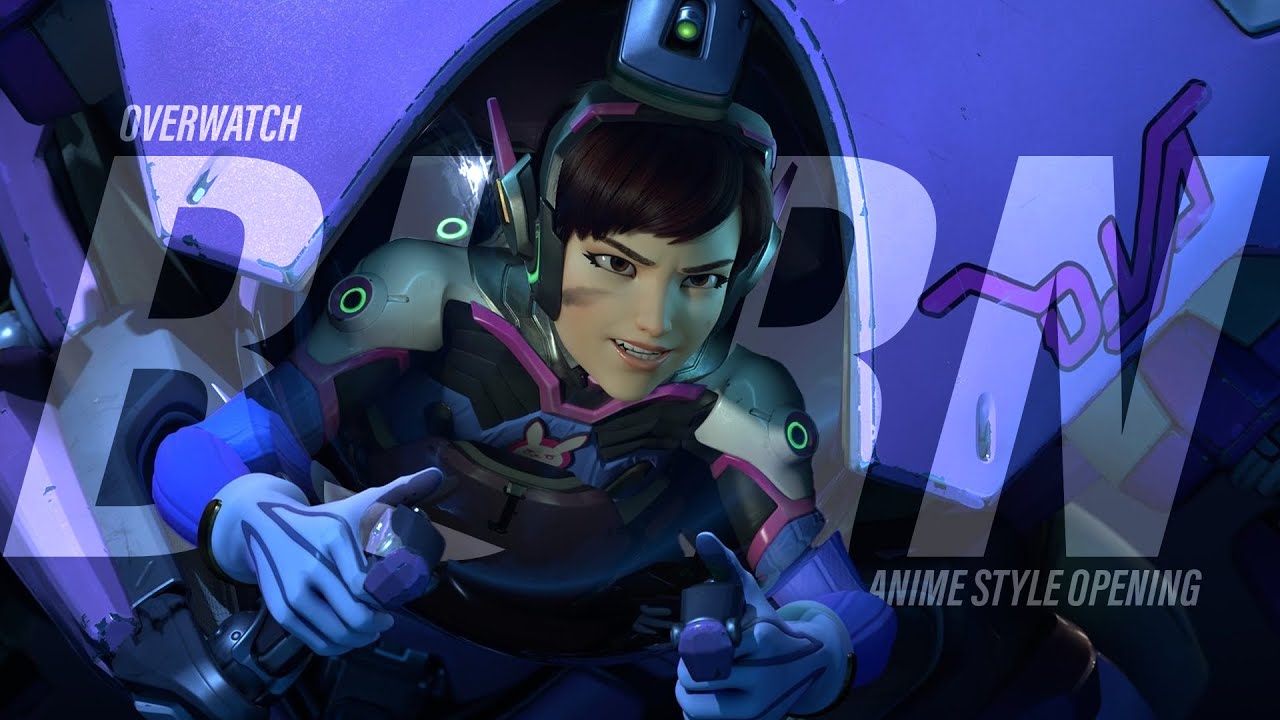 Overwatch Anime Style Opening ('Burn' By Flow) - YouTube Music