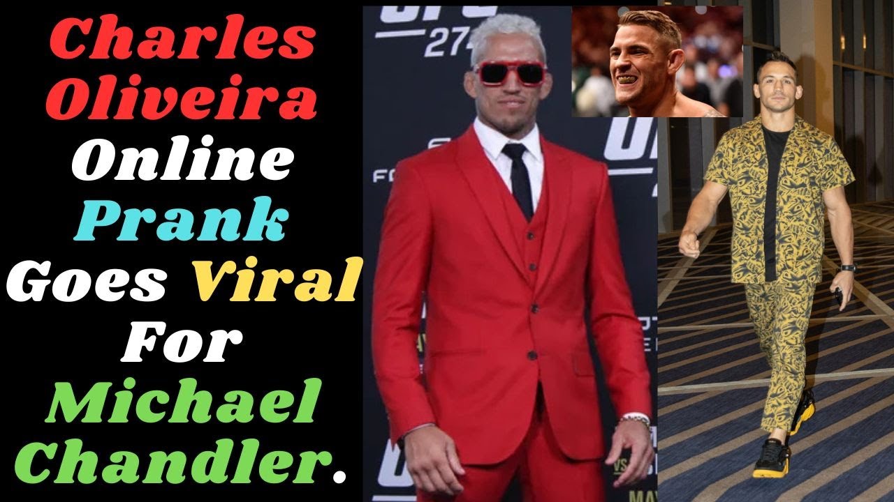 Charles Oliveira Online Prank Goes Viral On Chandler || # ...
