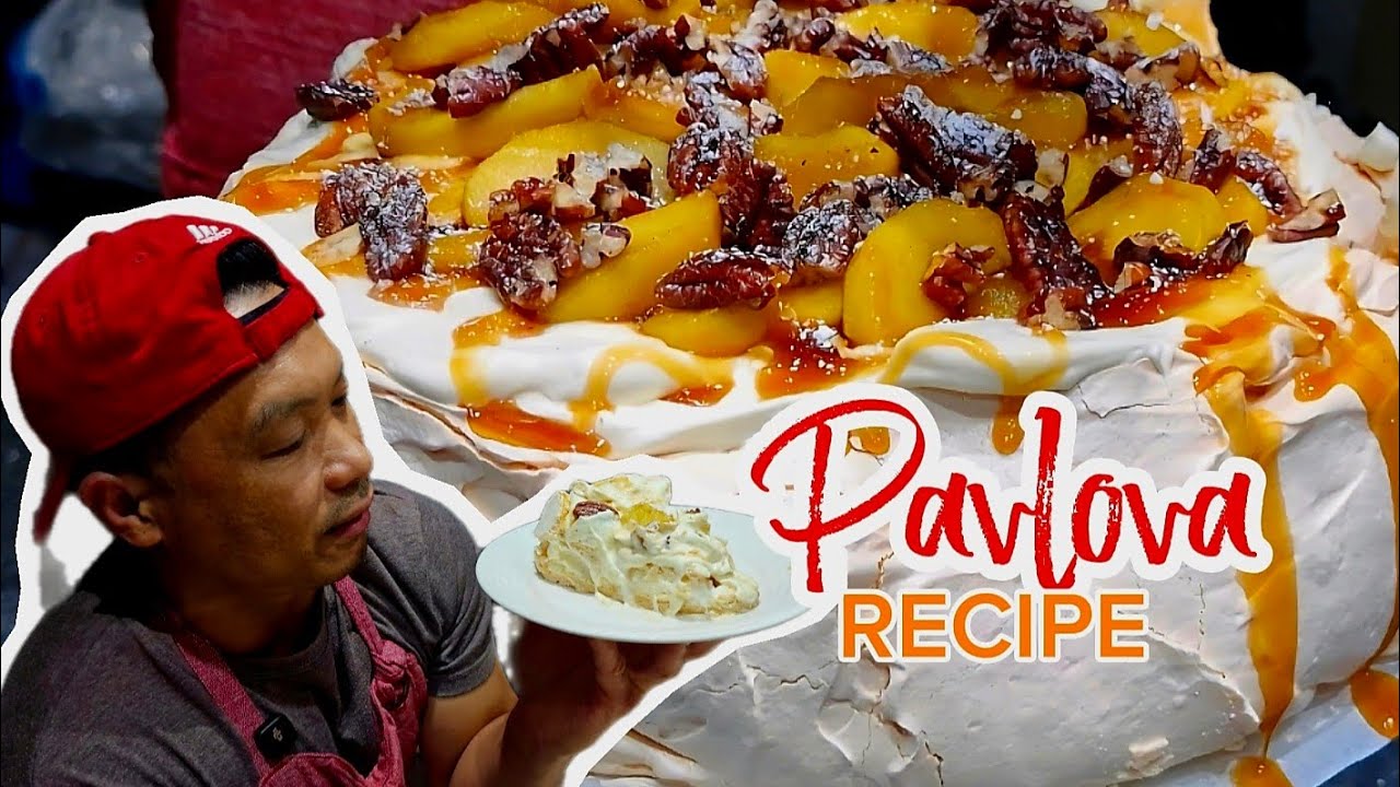 Apple Pecan Maple Syrup PAVLOVA/ AUTUMN PAVLOVA/ Crispy, Chewy ...