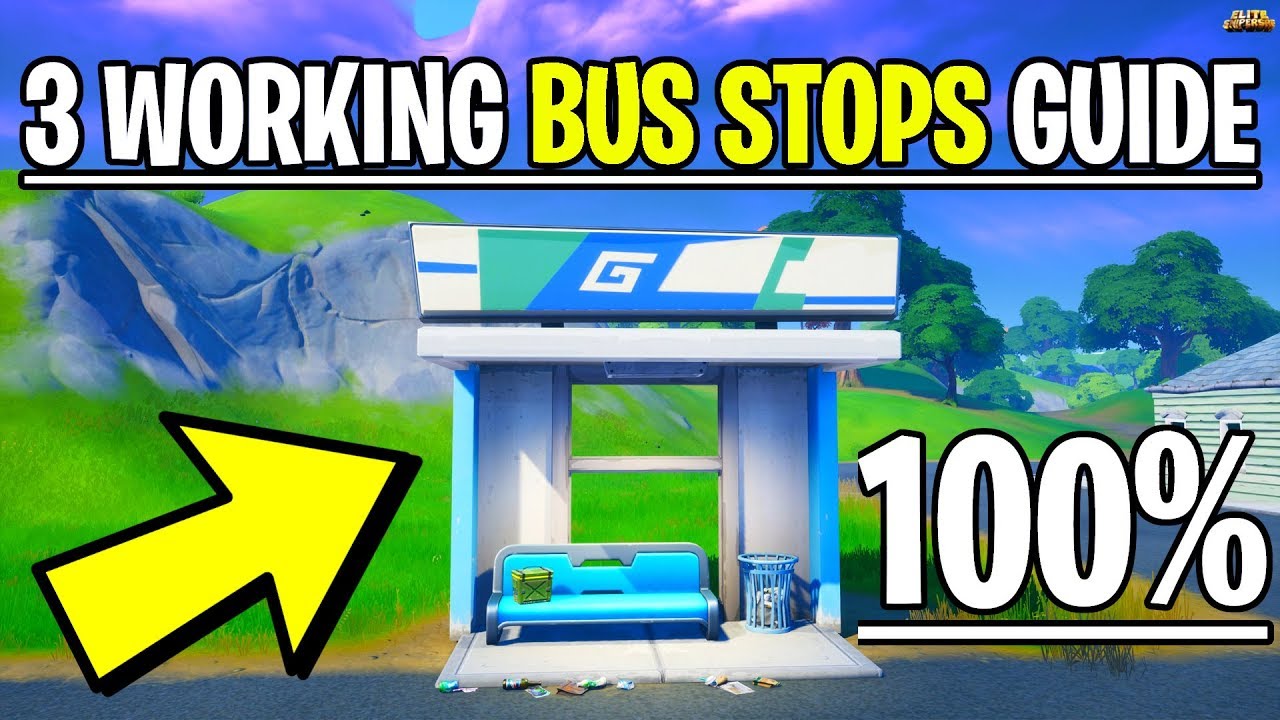 Visit Different Bus Stops Locations In A Single Match (Fortnite Remedy ...