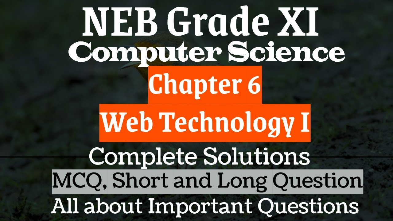 NEB 11 Web Technology I Computer Science Complete Solutions - YouTube
