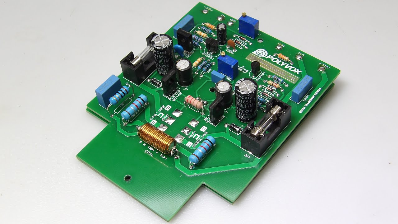 Atualização de etapa de Potencia de Receiver Polyvox !! #JLCPCB - YouTube