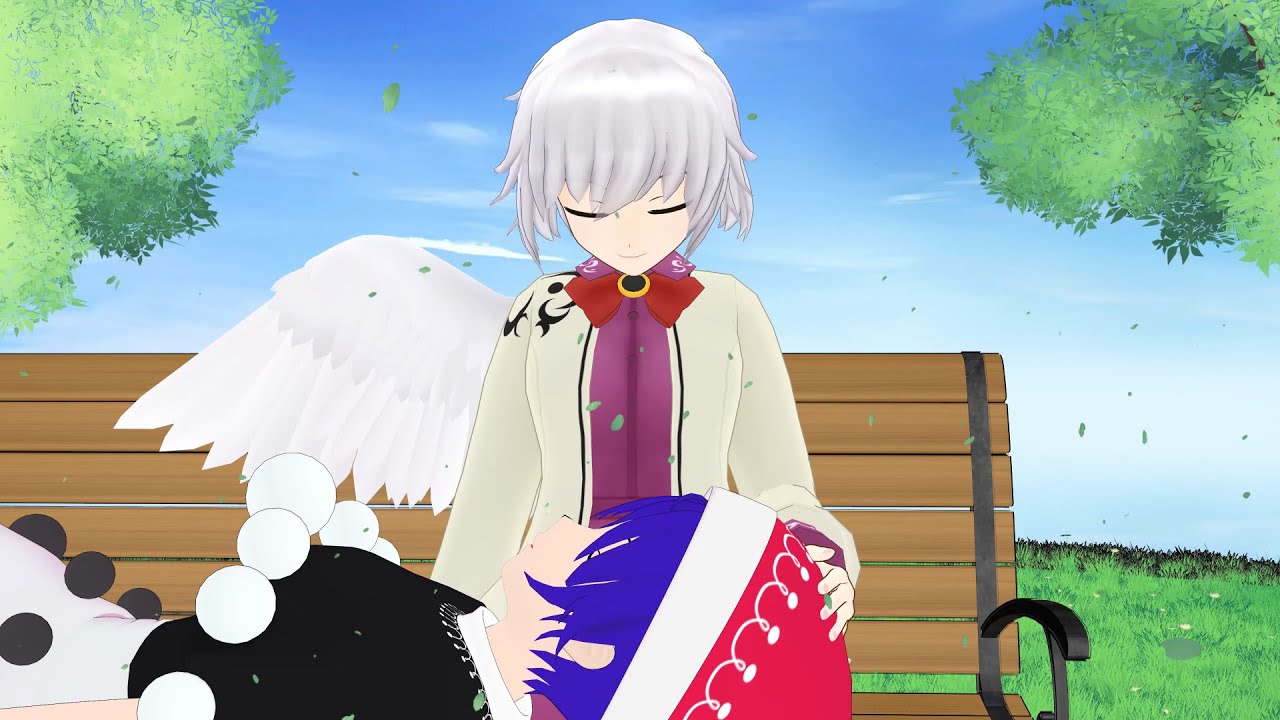 [Touhou MMD] Sagume Lap Pillow - YouTube