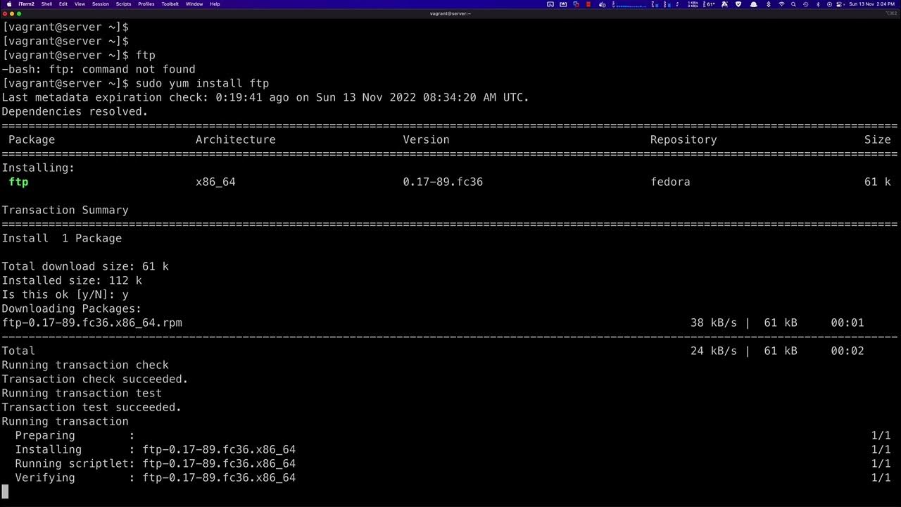 Configuring FTP Server - YouTube