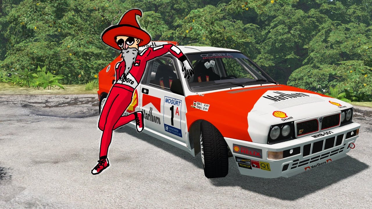art of rally - Lancia Delta (BeamNG.drive) - YouTube