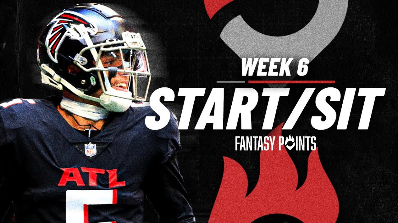 Fantasy Football Week 6 Start or Sit Advice That MATTERS (2024) - YouTube