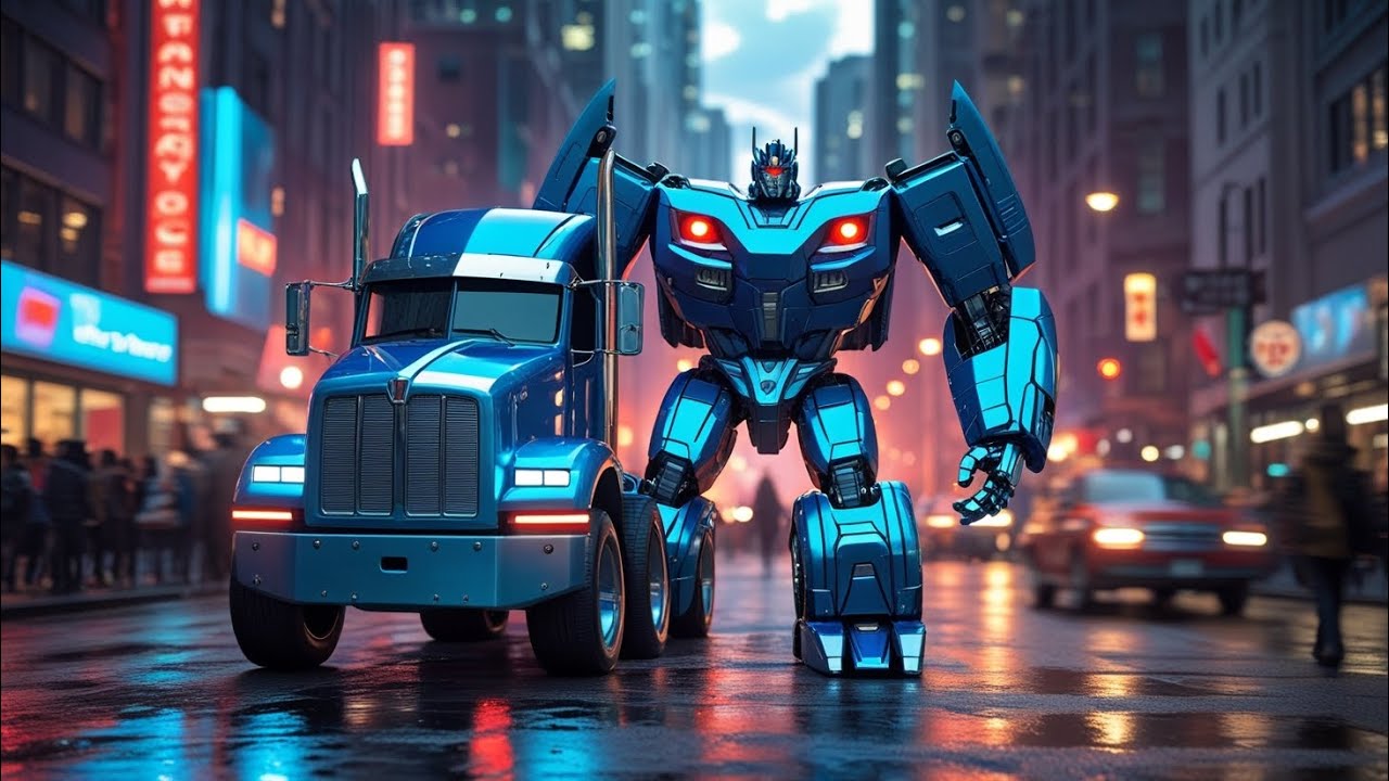 trucks & buses turn into robots | truk dan bus berubah jadi robot 9 ...