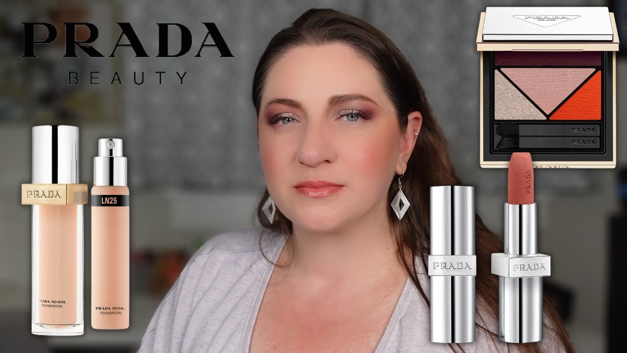NEW PRADA BEAUTY Makeup Launch, Foundation, Eyeshadow, Lipstick & Balm – First Impressions - YouTube