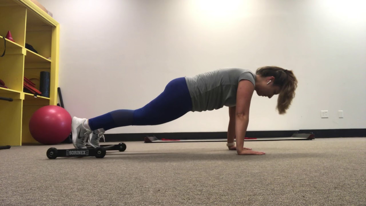 Sliding Ab Tuck Ins | Top Knot Strong - YouTube