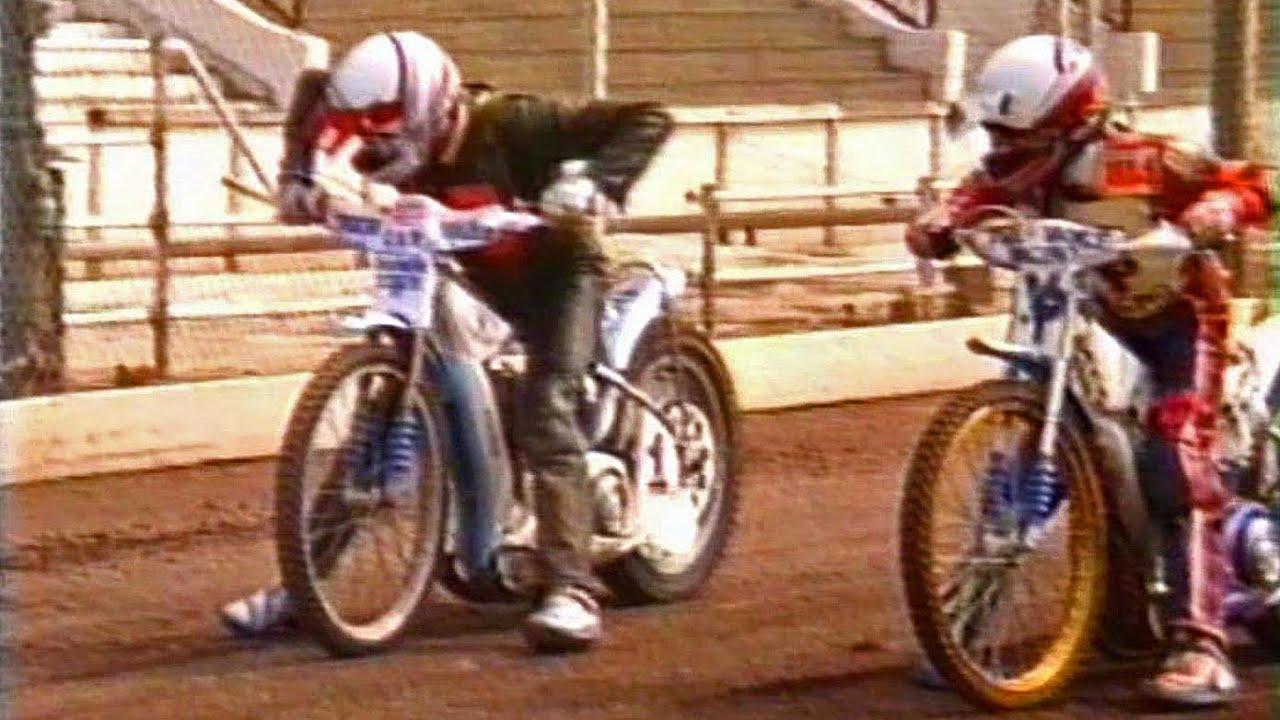 Hackney Speedway Waterden Road stadium 1989 - YouTube
