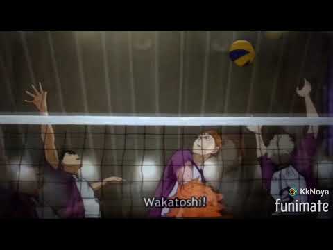 Hinata Blocks Ushijima- Height Doesn't Matter!