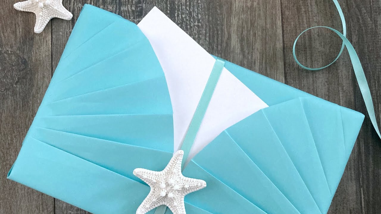 Seashell Themed Gift Wrapping | Gift Packaging Ideas - YouTube