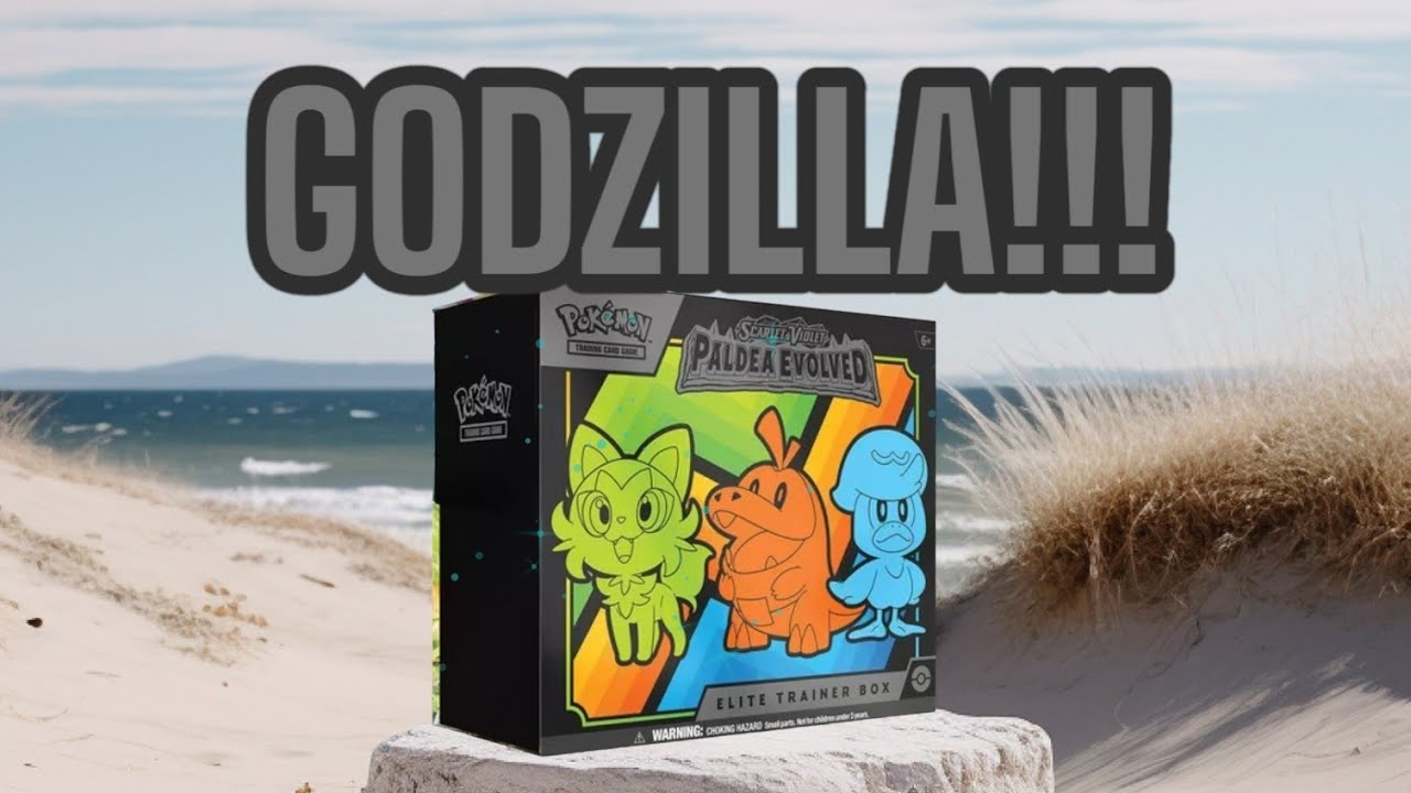 I Found Godzilla From Pokemon Paldea Evolved Elite Trainer Box - YouTube