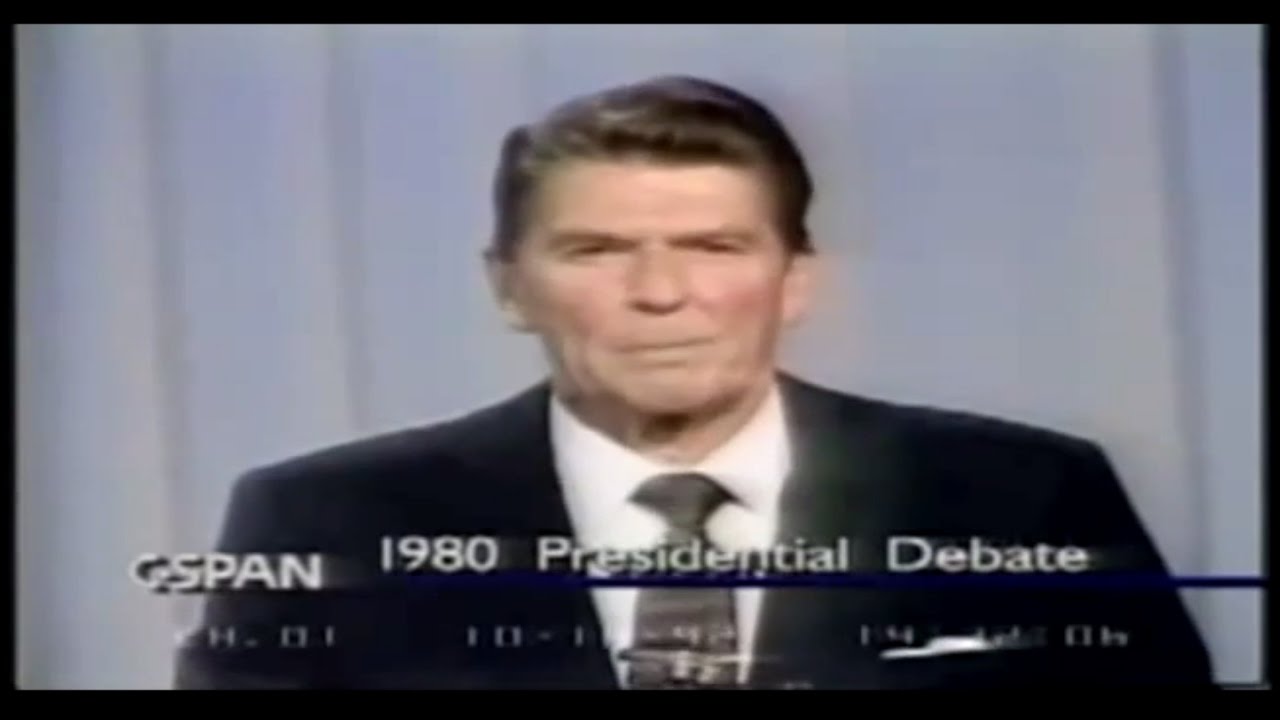 First 1980 US Presidential Debate October 28, 1980 Ronald Reagan Vs ...