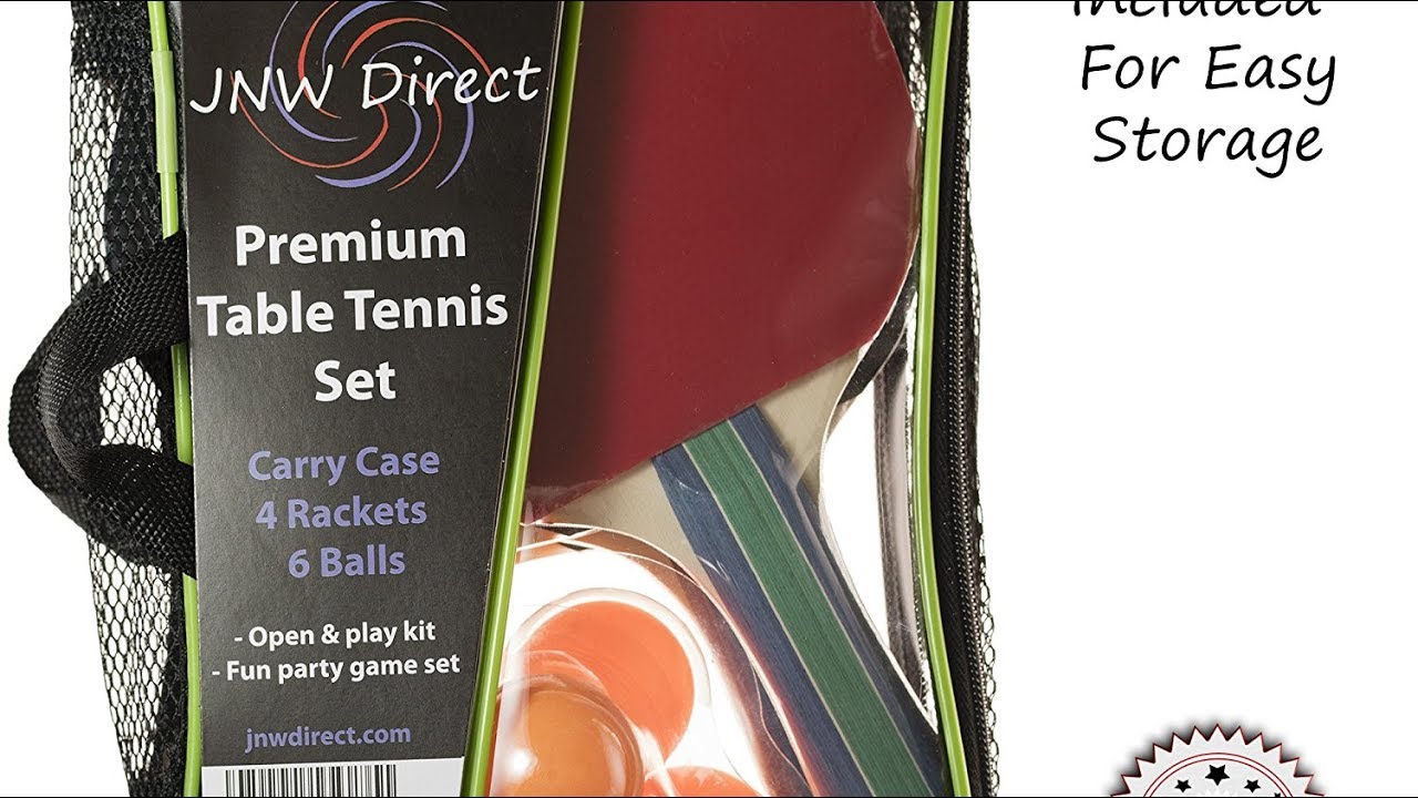 JNW Direct Professional Table Tennis Set - YouTube
