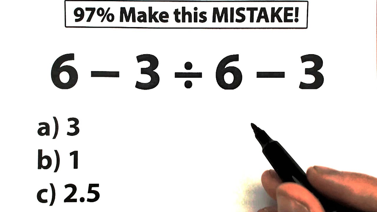 a very simple algebra question , but 97% FAILED - YouTube