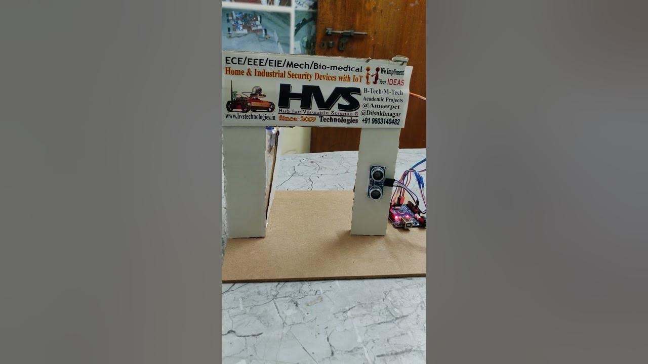 Automatic Door Opening System using Arduino #schoolproject # ...